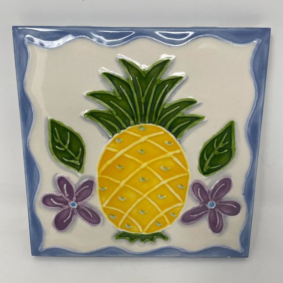 Banana Patch Studios | Kitchen | Ceramic Trivetwall Hanging Pineapple ...